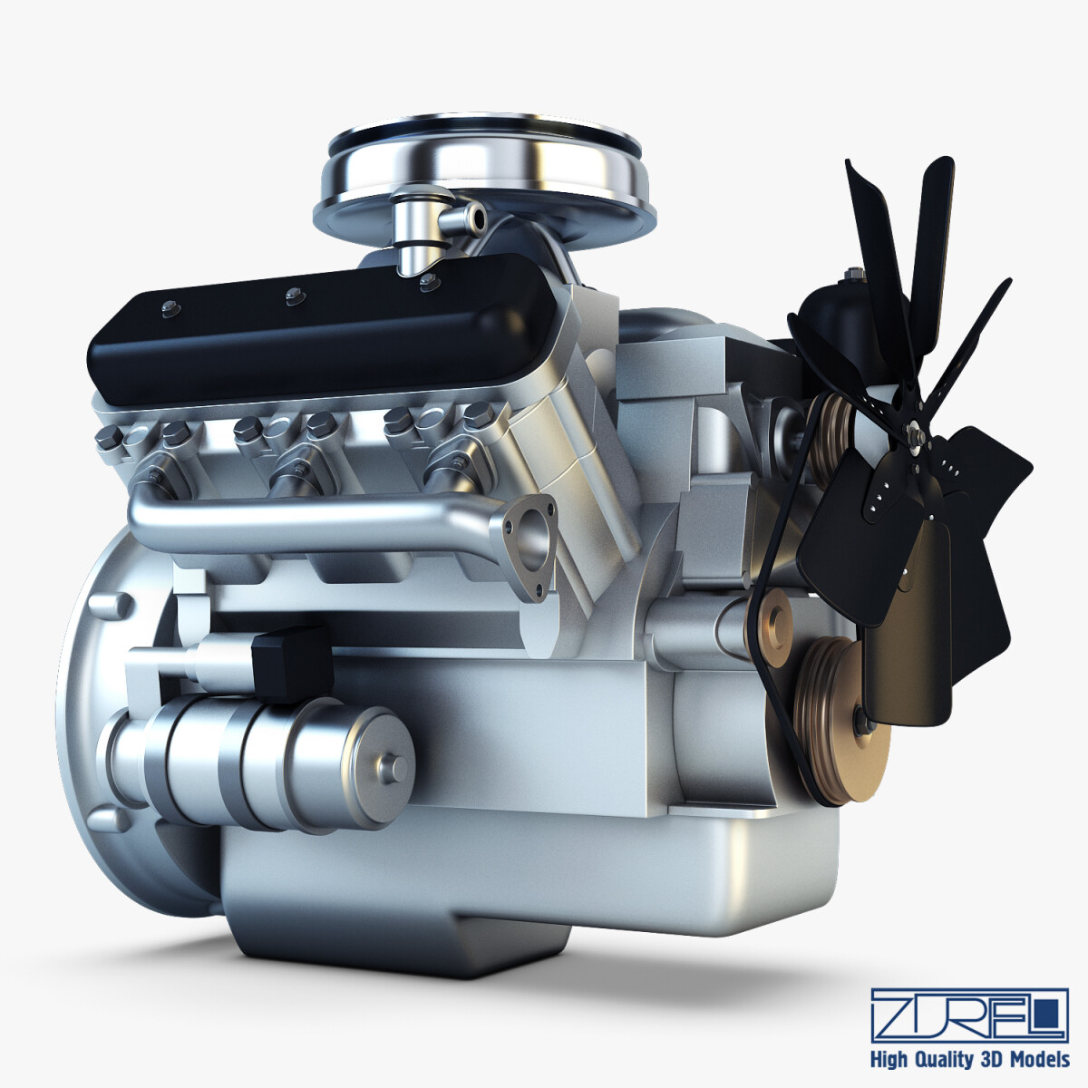 ArtStation - V6 Type Engine v 1 | Resources