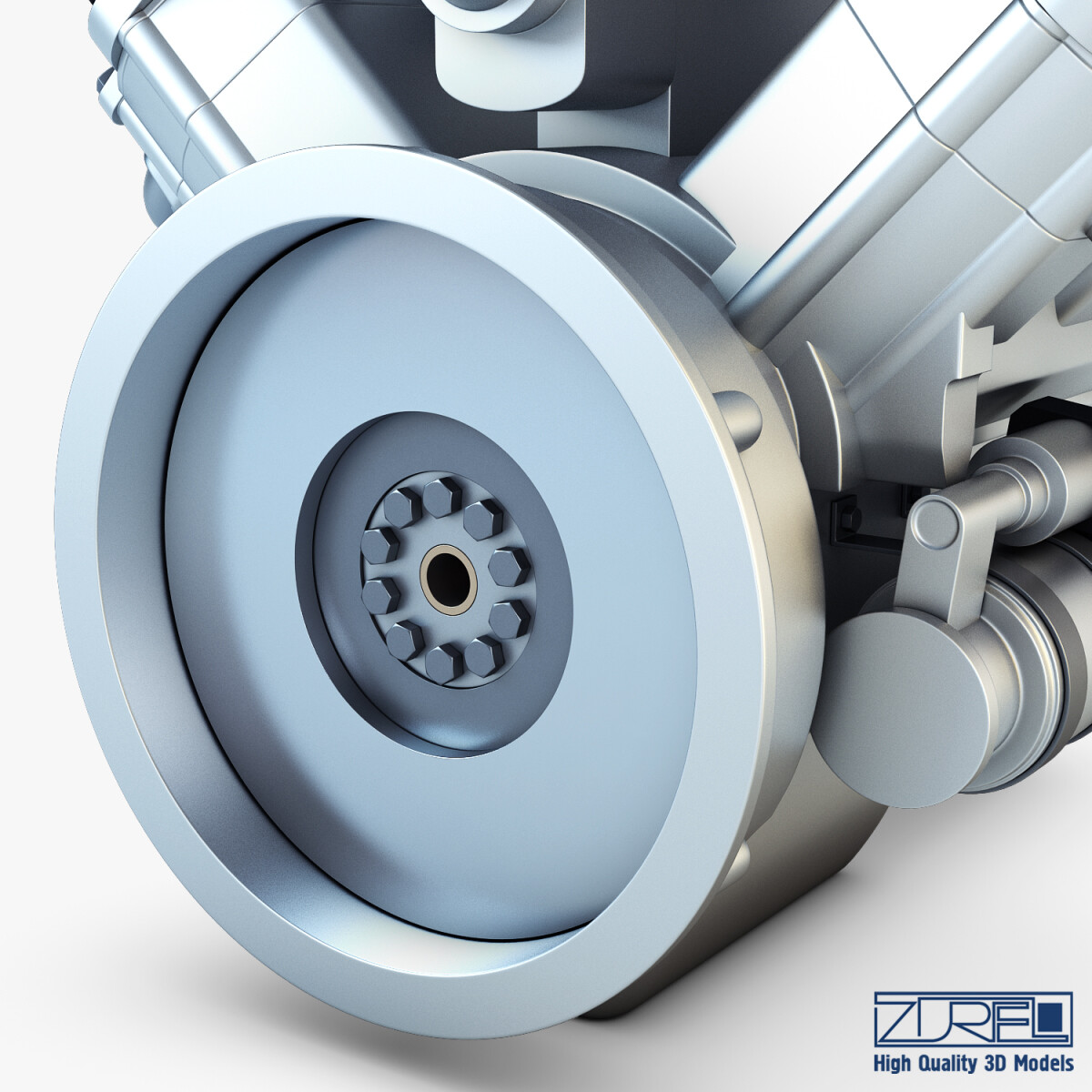 ArtStation - V6 Type Engine v 1 | Resources