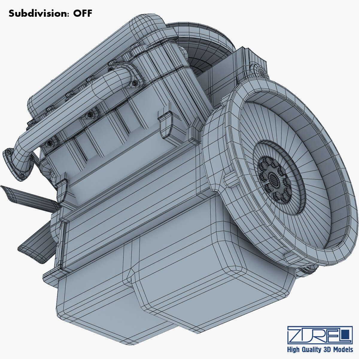 ArtStation - V6 Type Engine v 1 | Resources