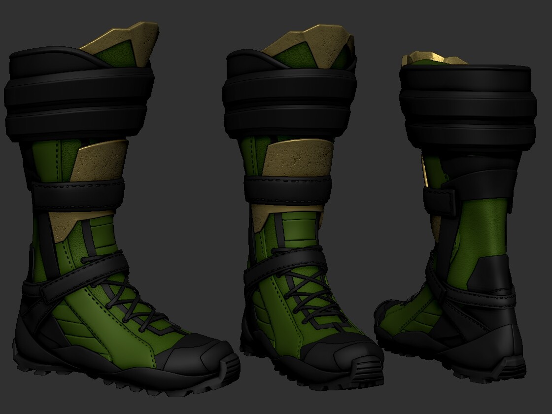 ArtStation - SuperHero Boots2 | Resources
