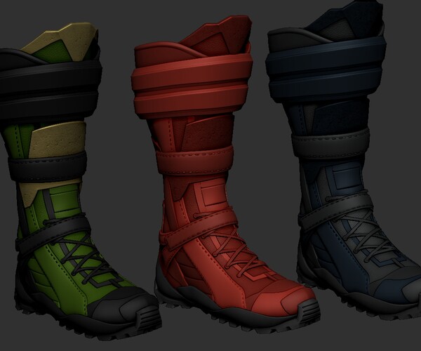 ArtStation - SuperHero Boots2 | Resources