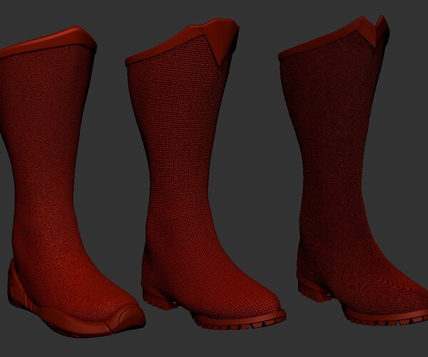 ArtStation - SuperHero Boots 3 | Resources