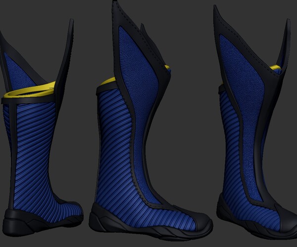 ArtStation - SuperHero Boots 4 | Resources