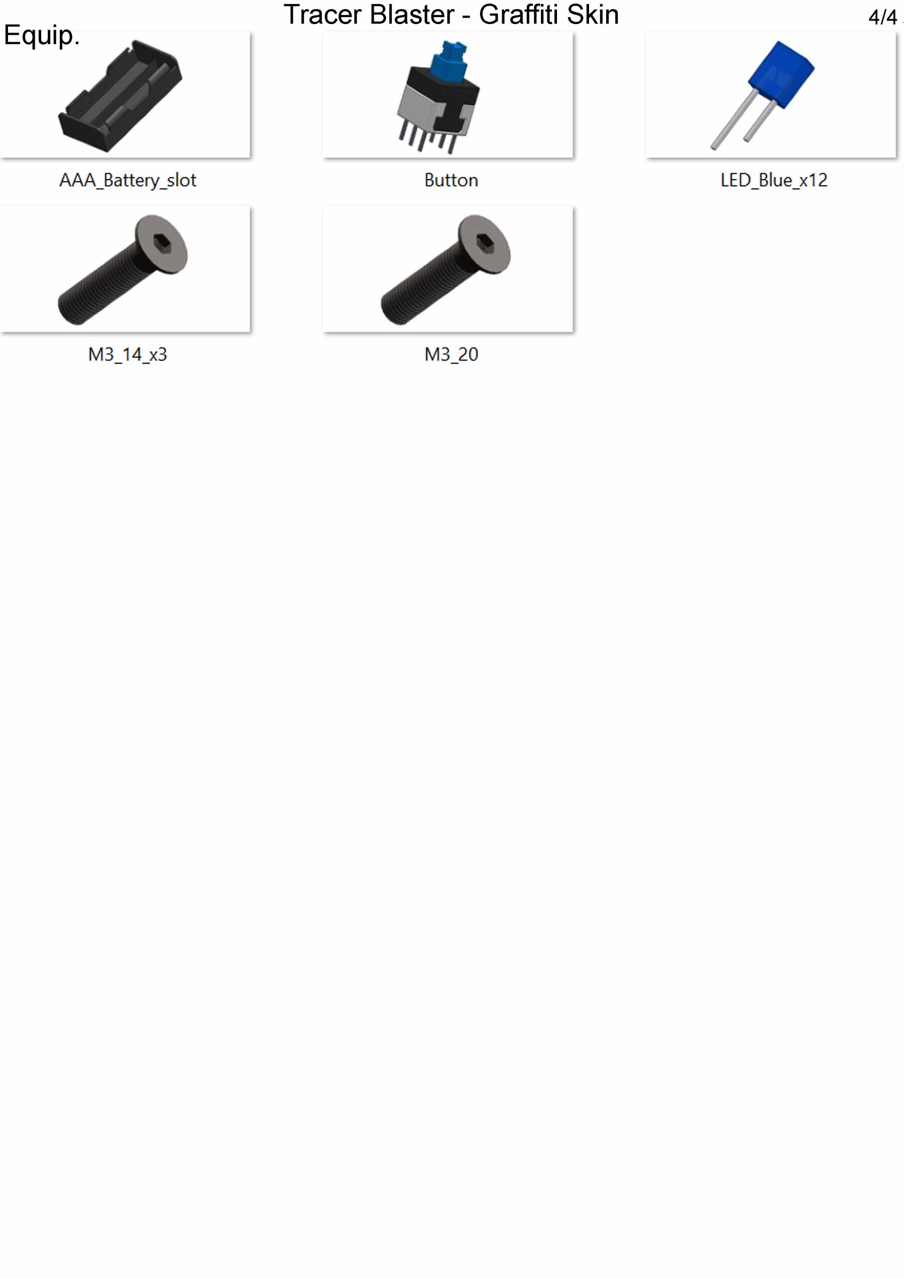 ArtStation - Tracer Graffiti Skin Blaster - Overwatch - Printable 3d ...