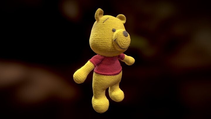 ArtStation - Bear crochet doll - 3D Scan | Resources