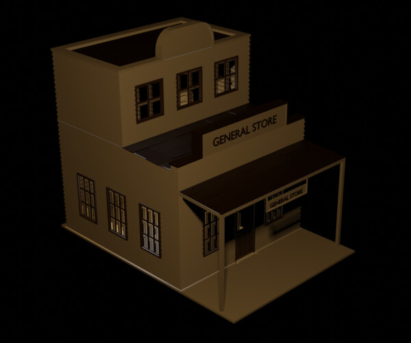 ArtStation - Wild West General Store | Resources