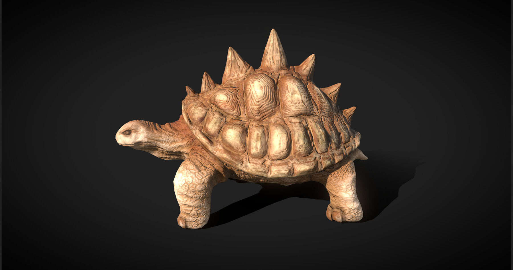 ArtStation - Sand Turtle Animated - low poly 3D model | Game Assets