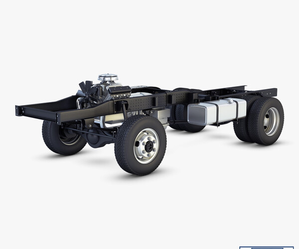 ArtStation - Truck Chassis 4x4 v 1 | Resources