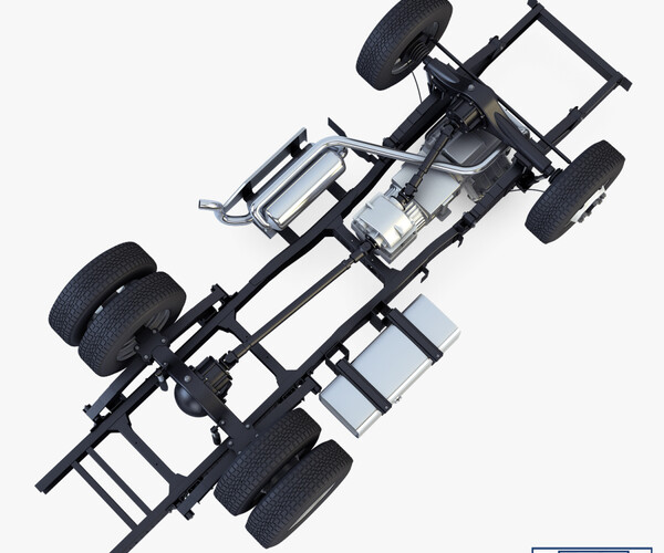 ArtStation - Truck Chassis 4x4 v 1 | Resources