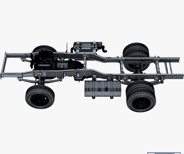 ArtStation - Truck Chassis 4x4 v 1 | Resources