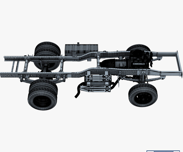 ArtStation - Truck Chassis 4x4 v 1 | Resources