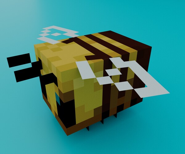 ArtStation - Minecraft Bee🐝 | Resources
