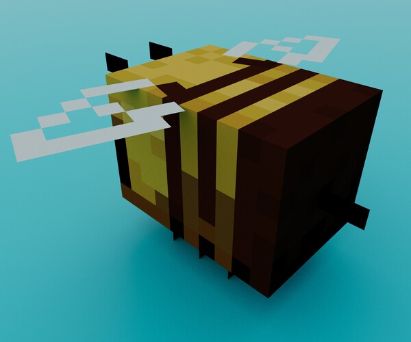 ArtStation - Minecraft Bee🐝 | Resources