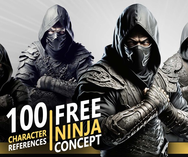 ArtStation - Free Ninja Concept - Character references | Artworks