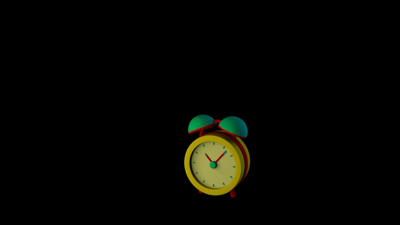ArtStation - Alarm Clock Animated 3D | Resources