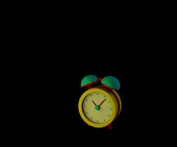 ArtStation - Alarm Clock Animated 3D | Resources