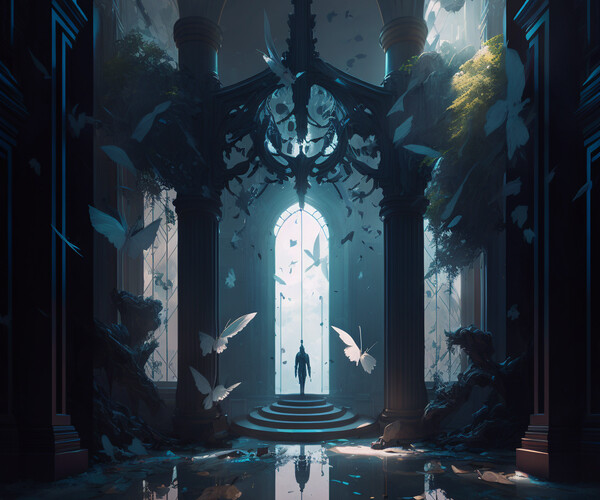ArtStation - Shattered Reflections: Trapped in a cycle of falls 2 ...