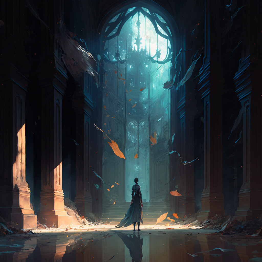ArtStation - Shattered Reflections: Trapped in a cycle of falls 12 ...