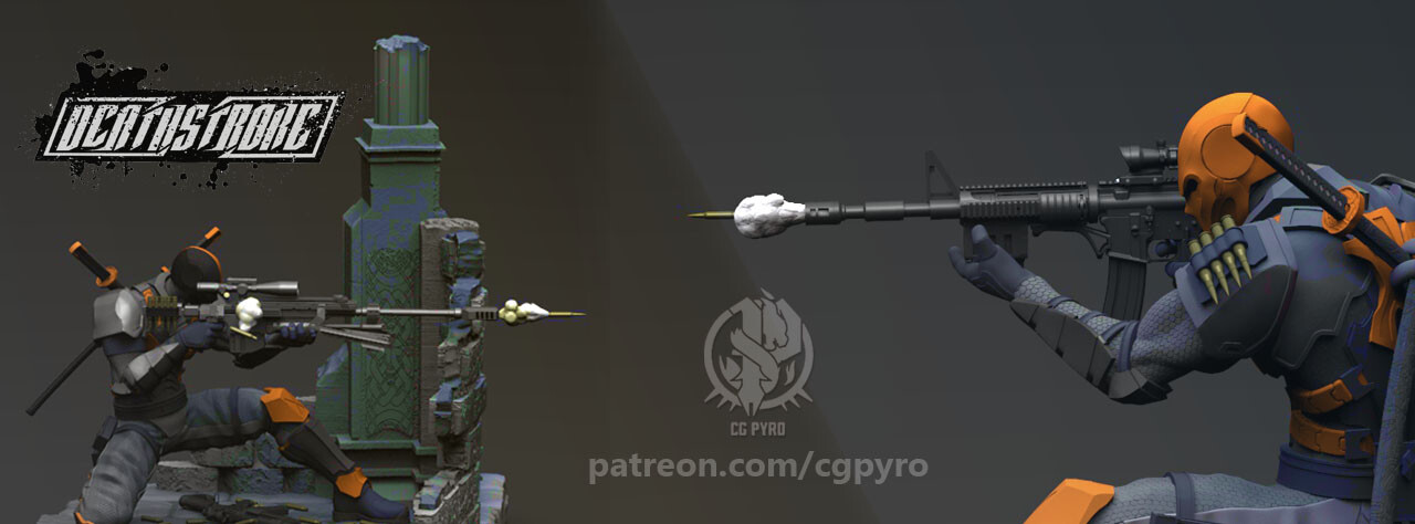 ArtStation - Deathstroke STL Files for 3D printing by CG Pyro fanarts ...