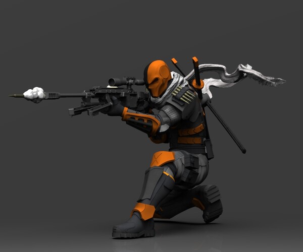 ArtStation - Deathstroke STL Files for 3D printing by CG Pyro fanarts ...