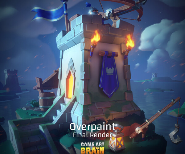 ArtStation - From 3D to Stylized Painting - a 10 Part Tutorial on a 3D ...