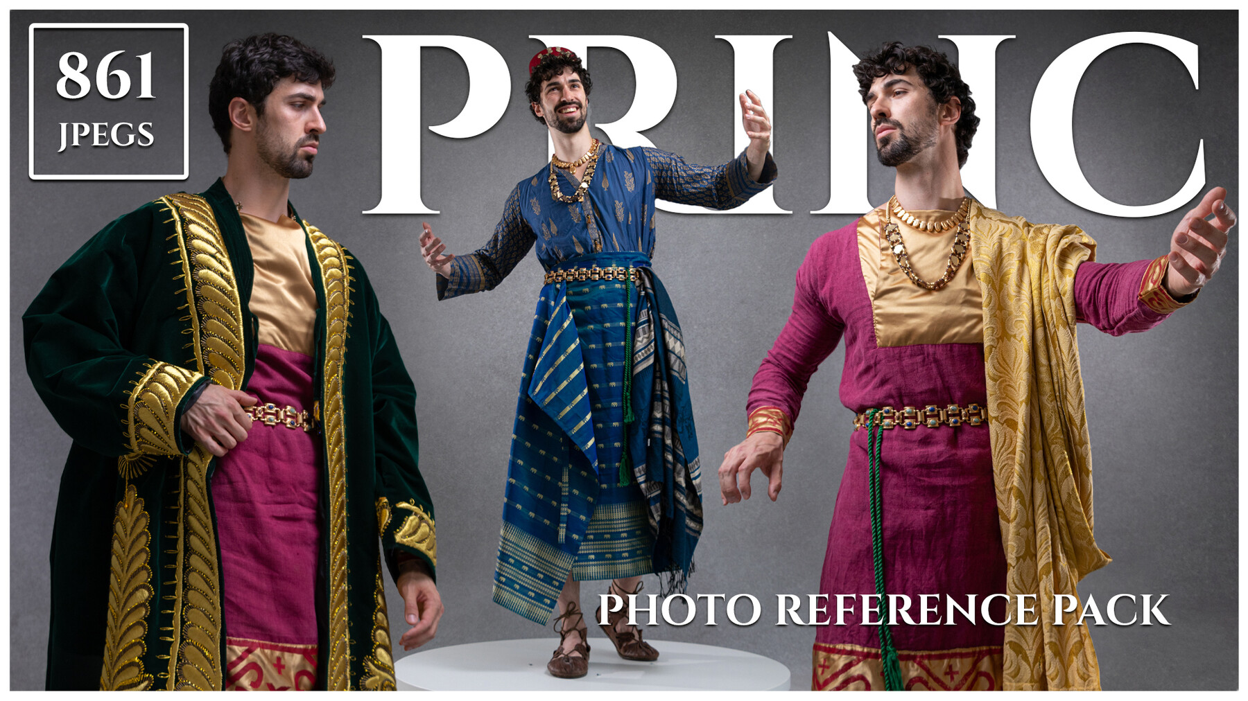 ArtStation - Prince - Reference Photo Pack For Artists 861 JPEGs noAI ...