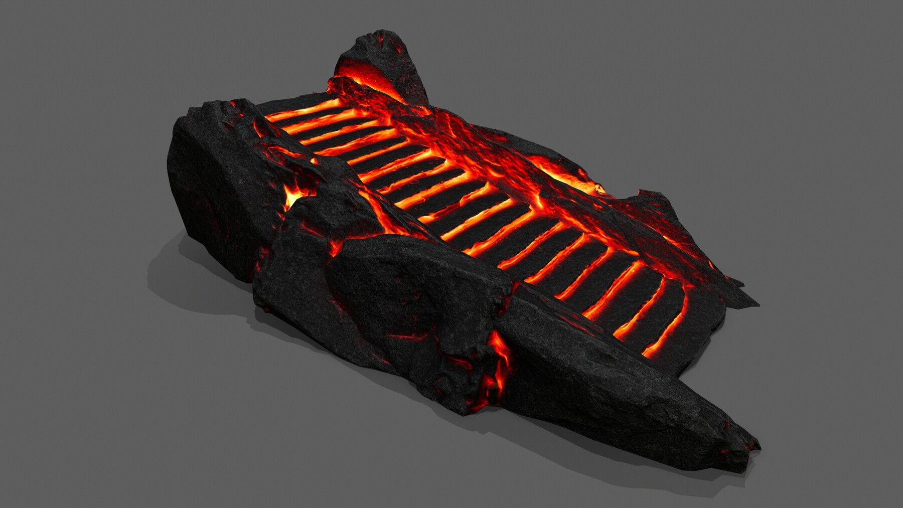 ArtStation - Volcanic Stairs | Game Assets