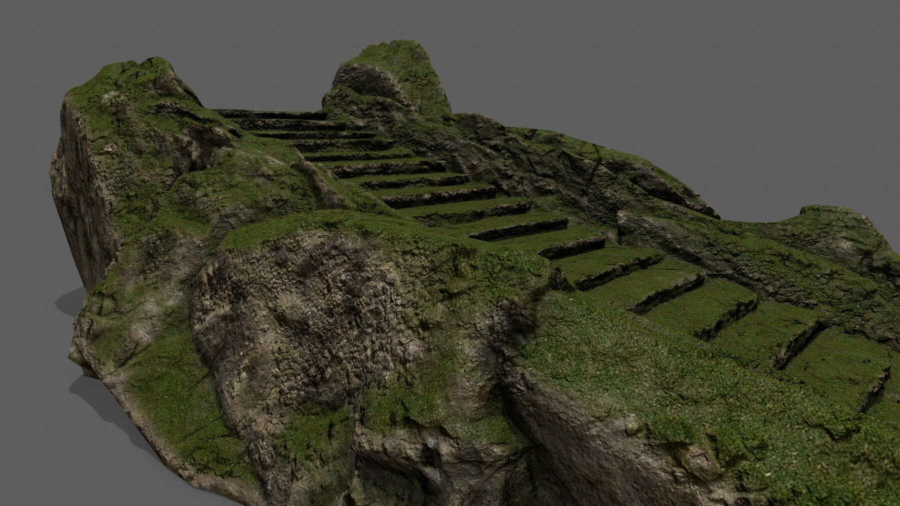 ArtStation - Mossy Stair | Game Assets
