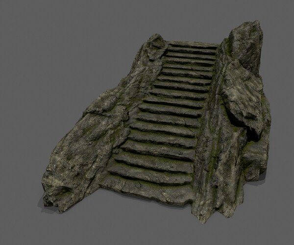 ArtStation - Rock Stair | Game Assets