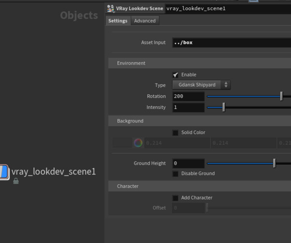 ArtStation - ACEScg Lookdev scene, autoscale - V-Ray, Houdini - HDA - procedural settings ...
