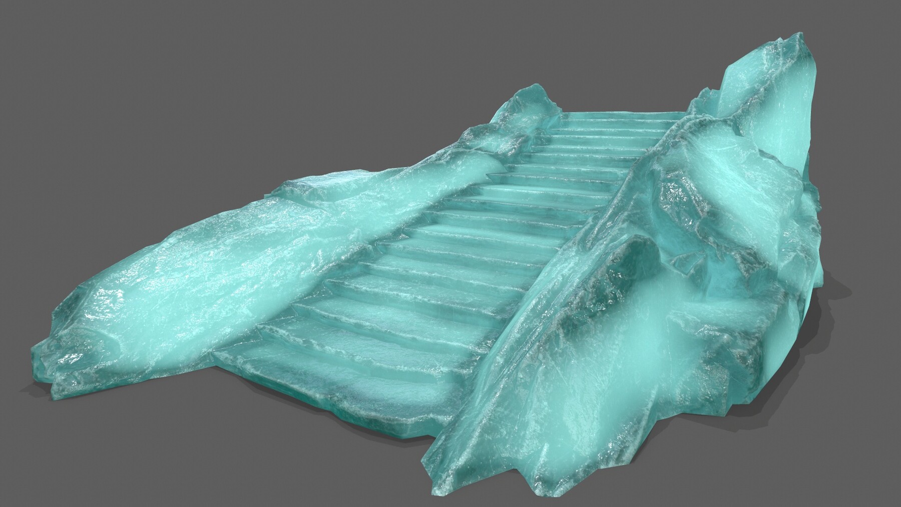 ArtStation - Ice Stair 2 | Game Assets
