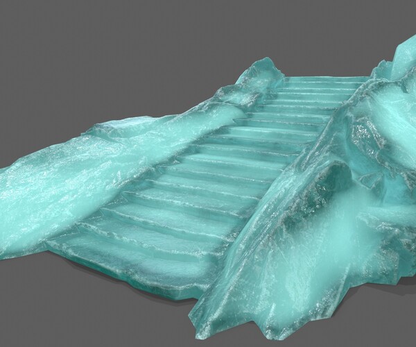 ArtStation - Ice Stair 2 | Game Assets