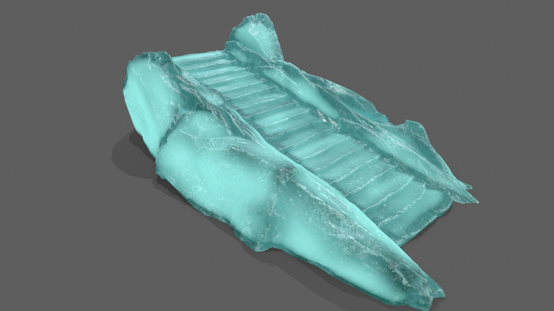 ArtStation - Ice Stair 2 | Game Assets