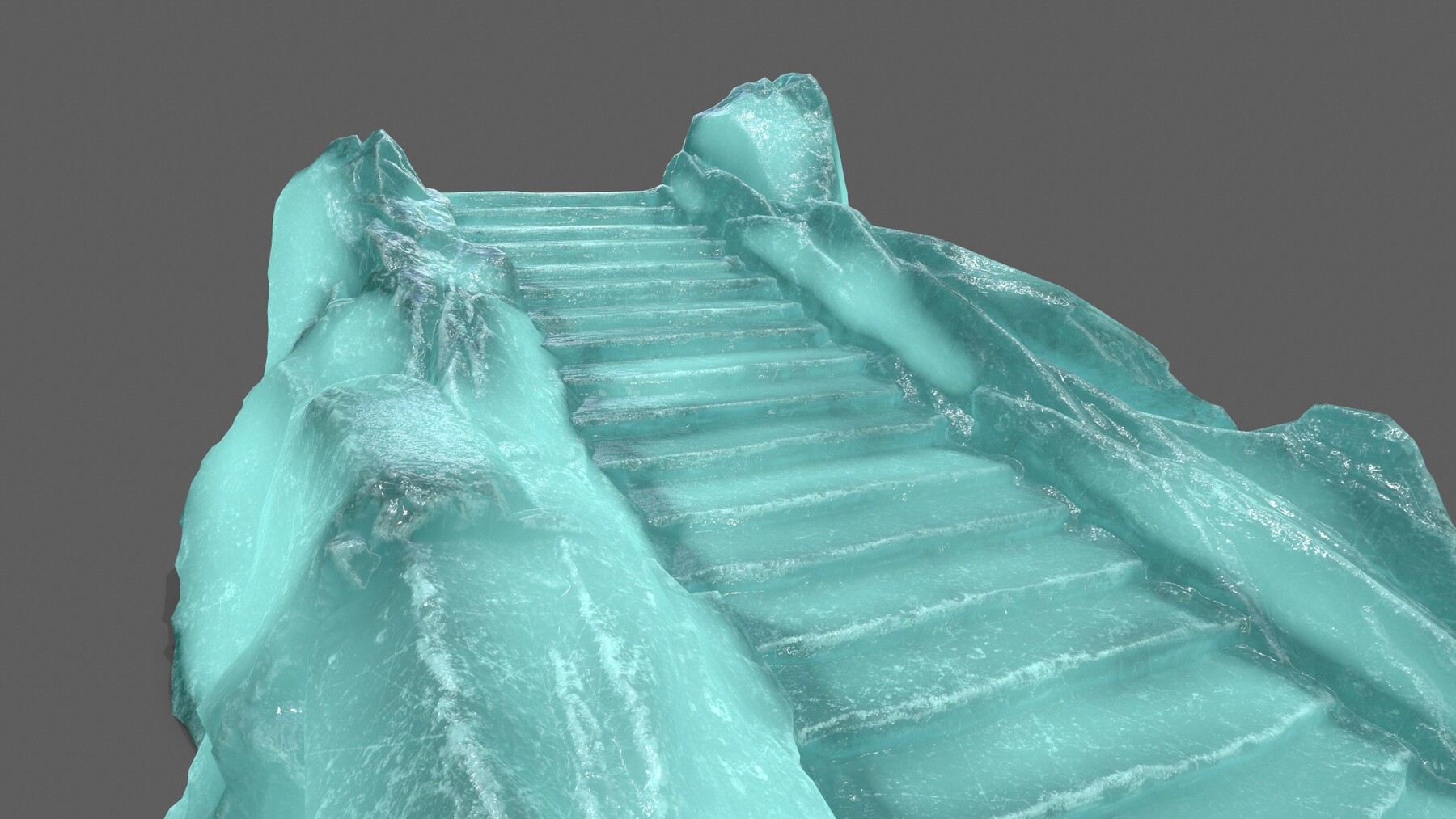 ArtStation - Ice Stair 2 | Game Assets
