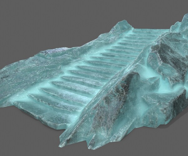 ArtStation - Ice Stair 3 | Game Assets