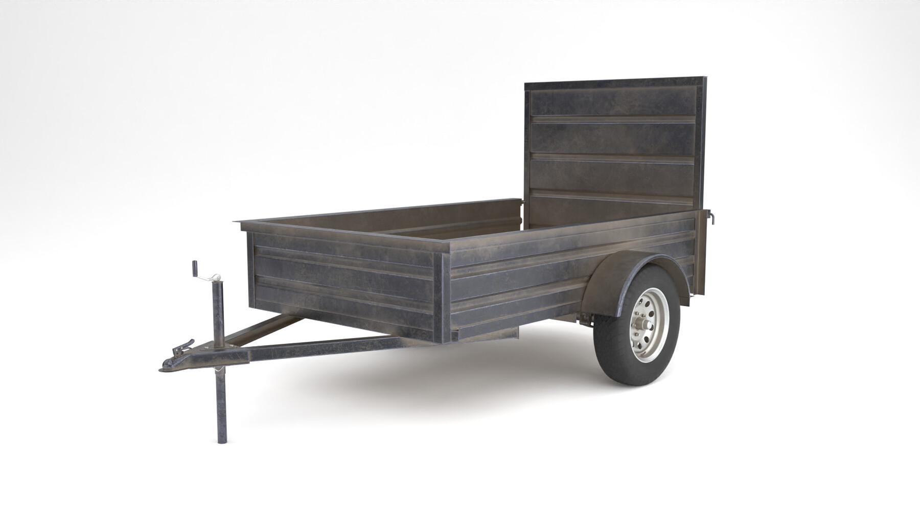 ArtStation - Utility Trailer 3D Model PBR 3D model | Resources