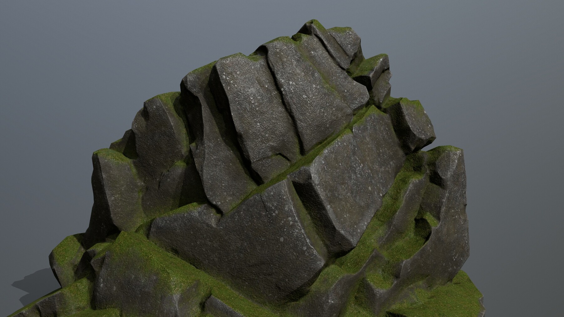 ArtStation - Mossy Rock Mountain | Game Assets