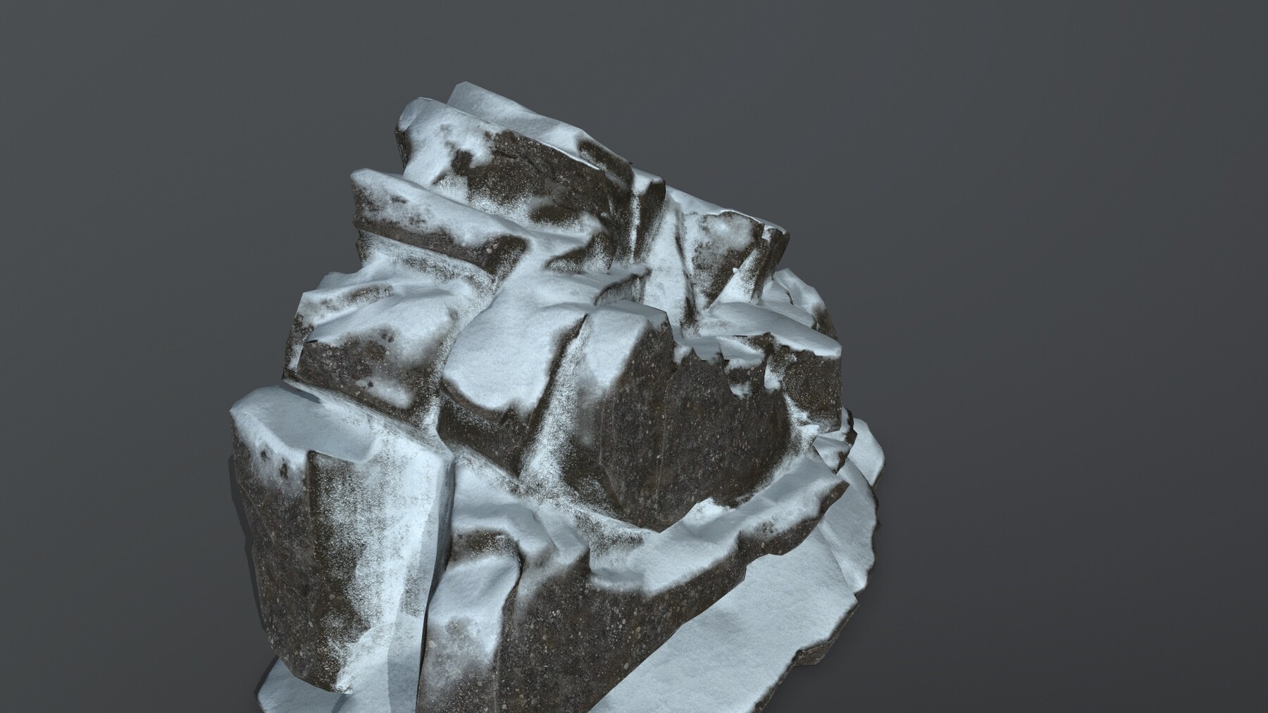 ArtStation - Snowy Rock Mountain | Game Assets
