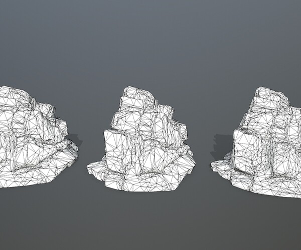 ArtStation - Snowy Rock Mountain | Game Assets