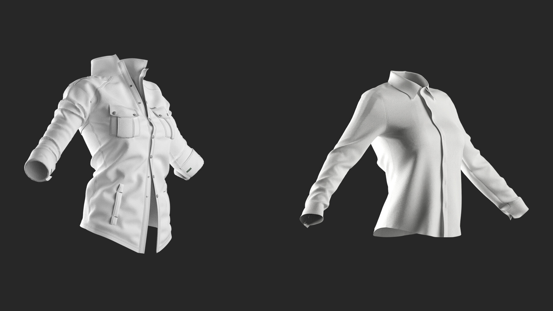 ArtStation - 18 Women's Clothes - VOL 1 - Marvelous / CLO Project file ...