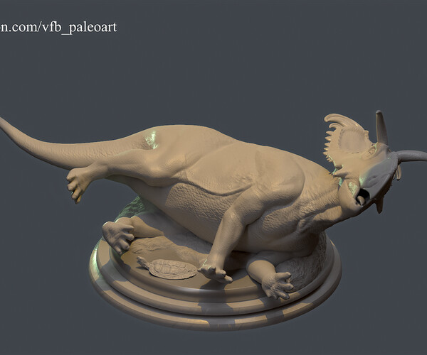 ArtStation - Medusaceratops diorama for 3D printing - "Judith in ...