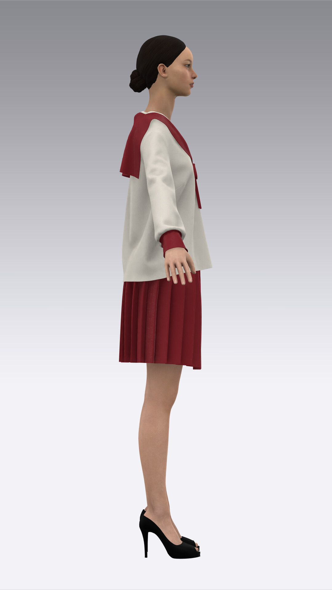 ArtStation - Japanese School uniform Seifuku Outfits MD CLO 3D ZPRJ ...