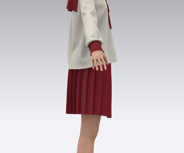 ArtStation - Japanese School uniform Seifuku Outfits MD CLO 3D ZPRJ ...