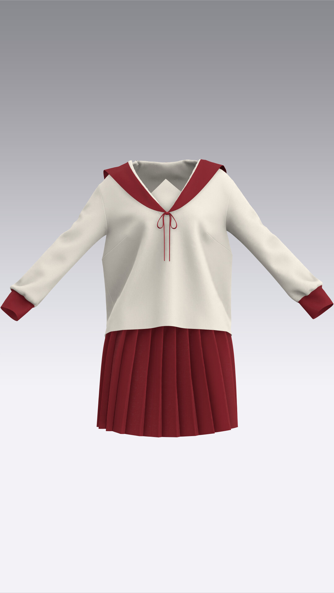 ArtStation - Japanese School uniform Seifuku Outfits MD CLO 3D ZPRJ ...