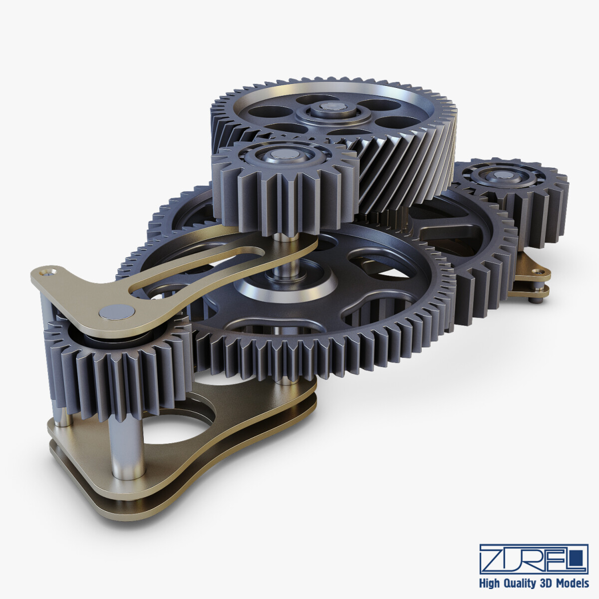 ArtStation - Gear Mechanism v 3 | Resources