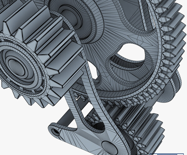 ArtStation - Gear Mechanism v 3 | Resources