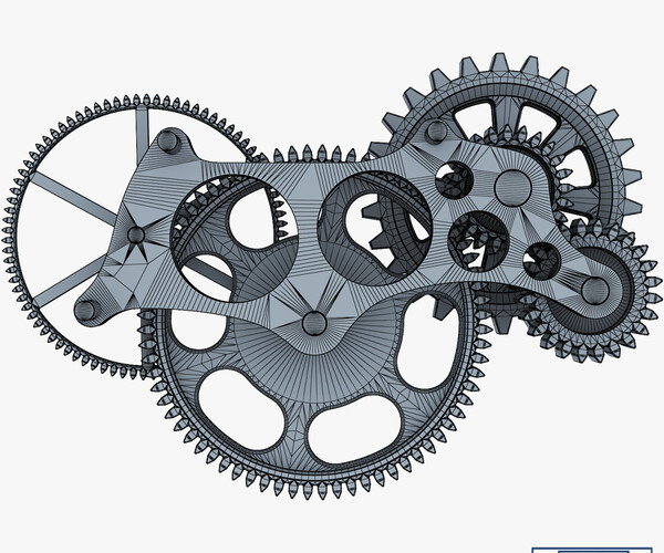 ArtStation - Gear Mechanism v 6 | Resources