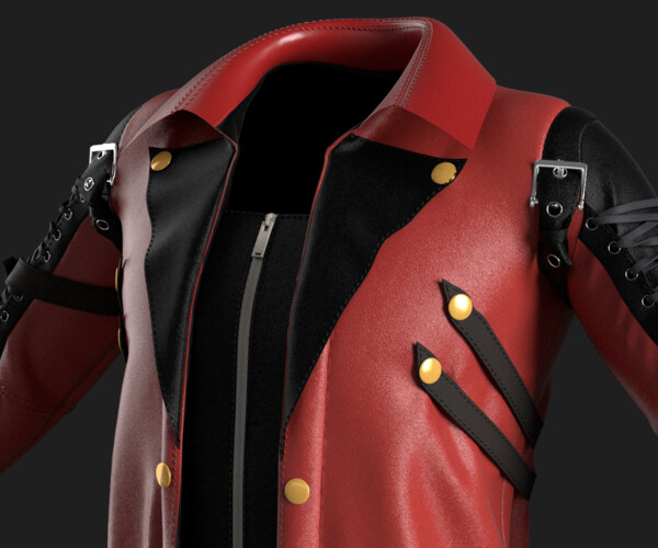 ArtStation - Jacket / Marvelous Designer / Clo 3D project + obj | Game ...