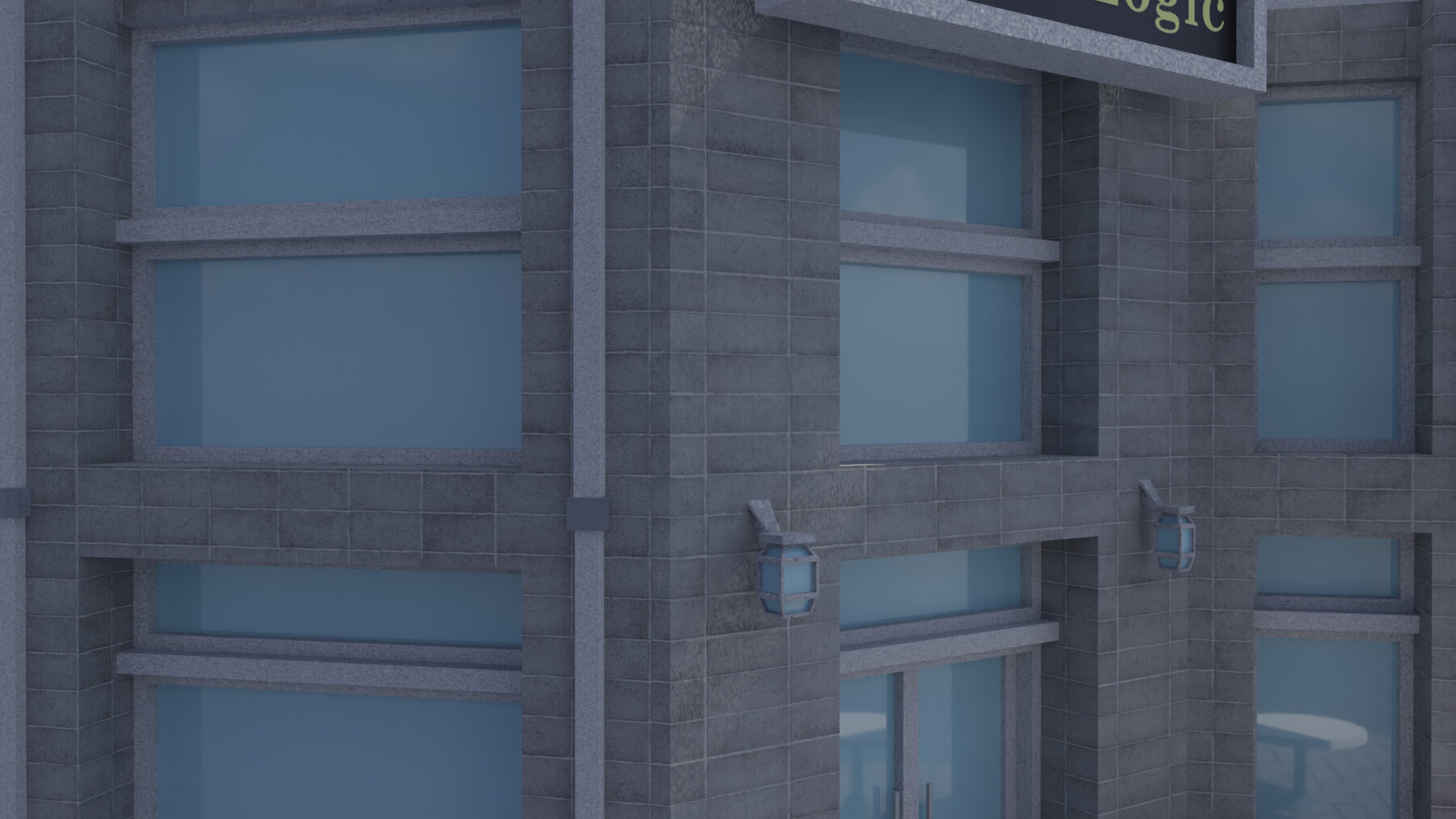 ArtStation - BrandonVille Commercial Set: 15 Buildings | Resources