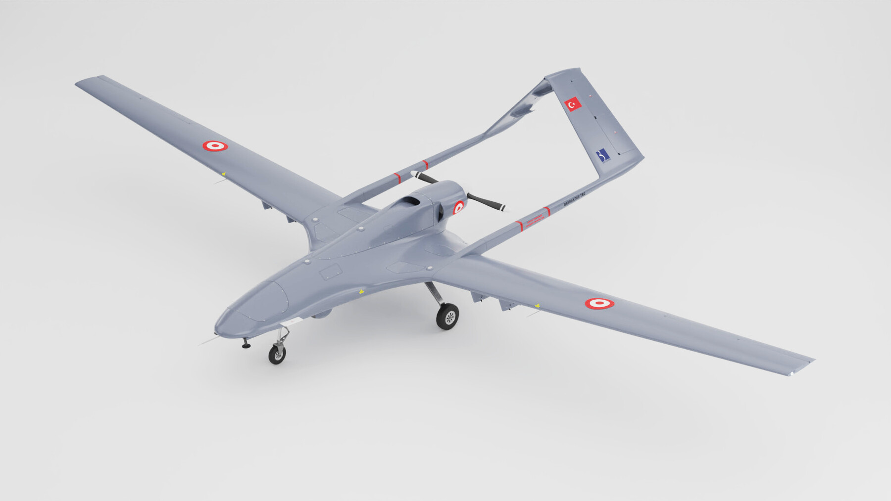 ArtStation - Bayraktar TB2 Drone 3D Model | Resources